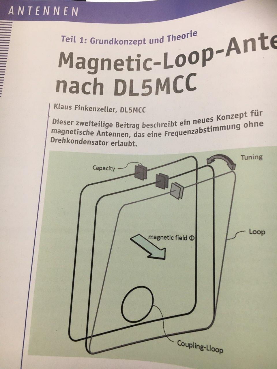 Projekt Magnetic Loop von DL5MCC-Klaus in der CQ-DL 1-2020 ...